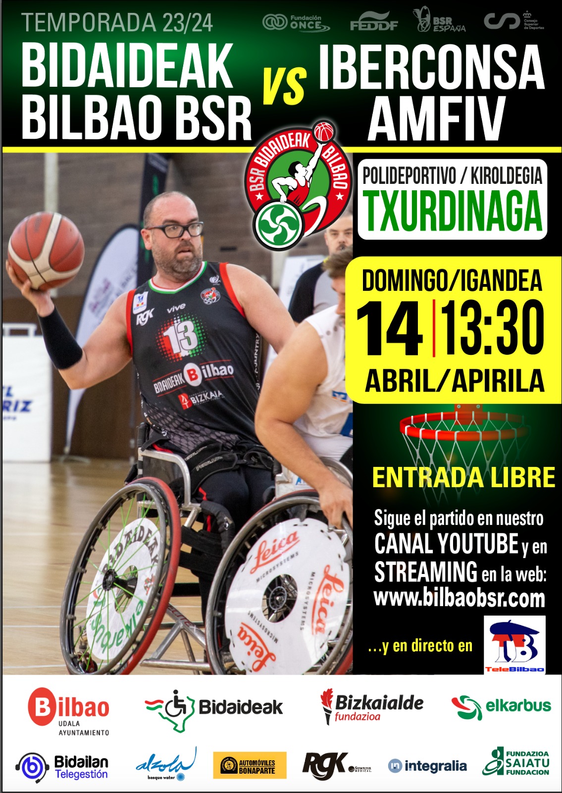bilbao bsr – Club Bilbao BSR de baloncesto en silla de rueda